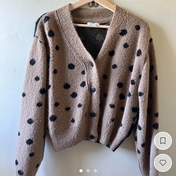 Topshop | Sweaters | Topshop Polka Dot Cardigan | Poshmark